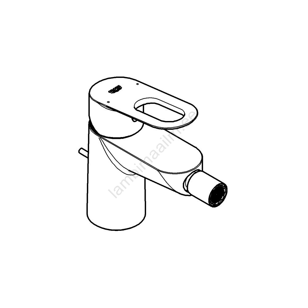GROHE 23338000 - Bidee segisti BAULOOP poleeritud kroom | Lambimaailm