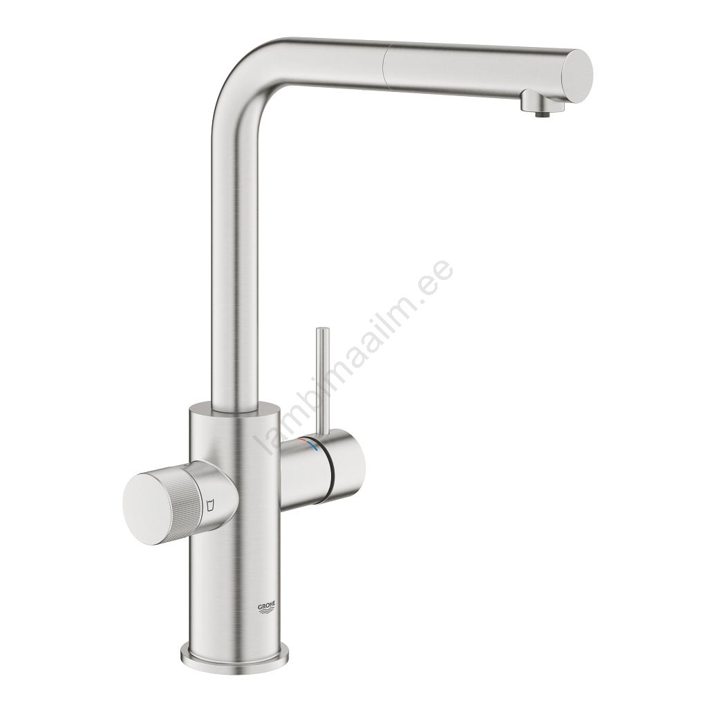 GROHE 30601DC0 - Köögisegisti BLUE PURE väljatõmmatava otsikuga ...