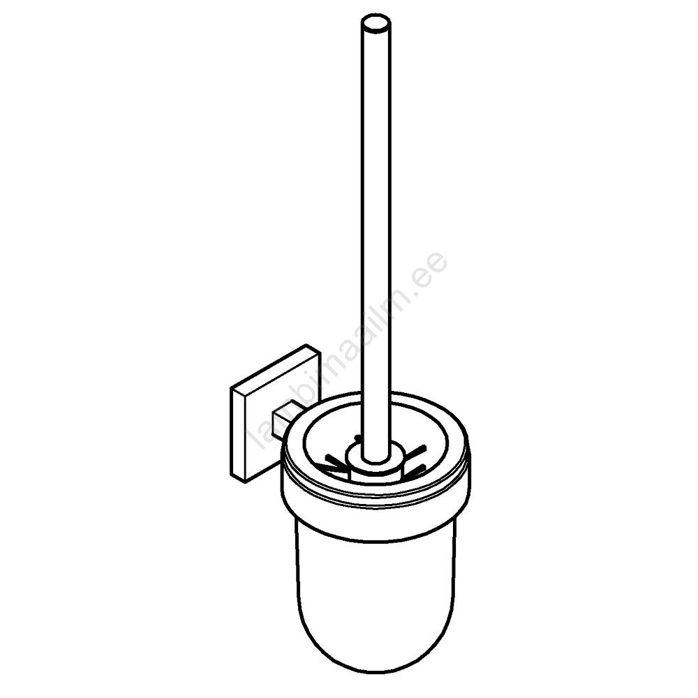 GROHE 40977DC0 - START CUBE WC-puhastuskomplekt, roostevabast terasest ...