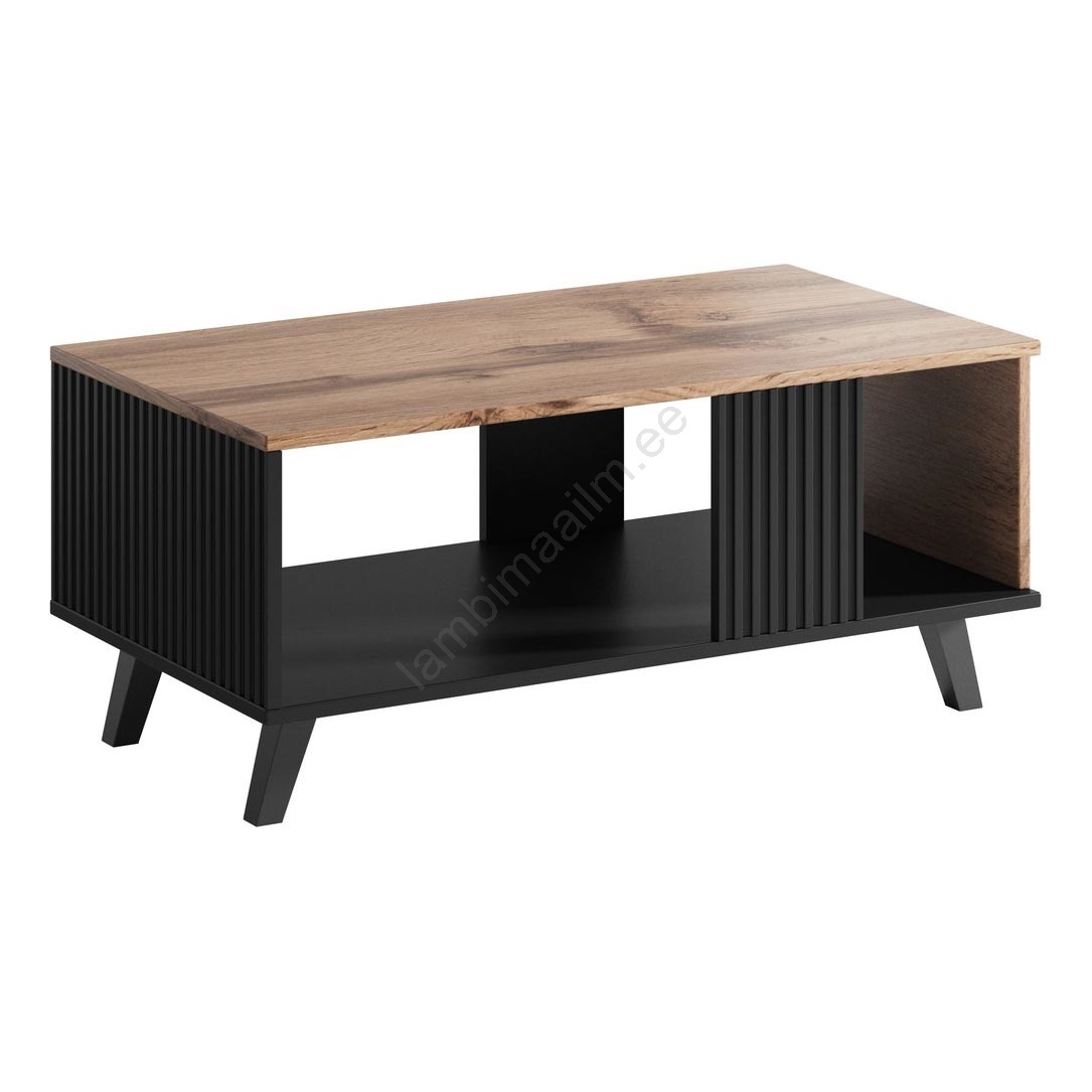 Kohvilaud RANDOM 40x92 cm must/tamm wotan | Lambimaailm