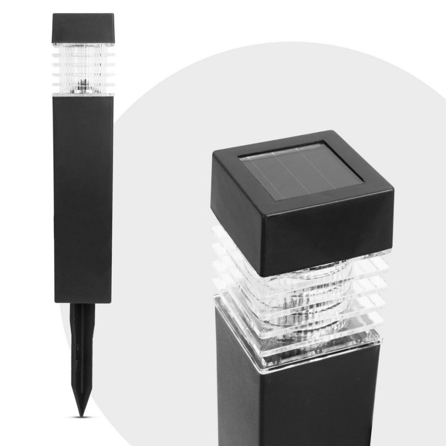 LED Päikesepaneeliga valgusti LED/1,2V 600mAh IP44 must | Lambimaailm