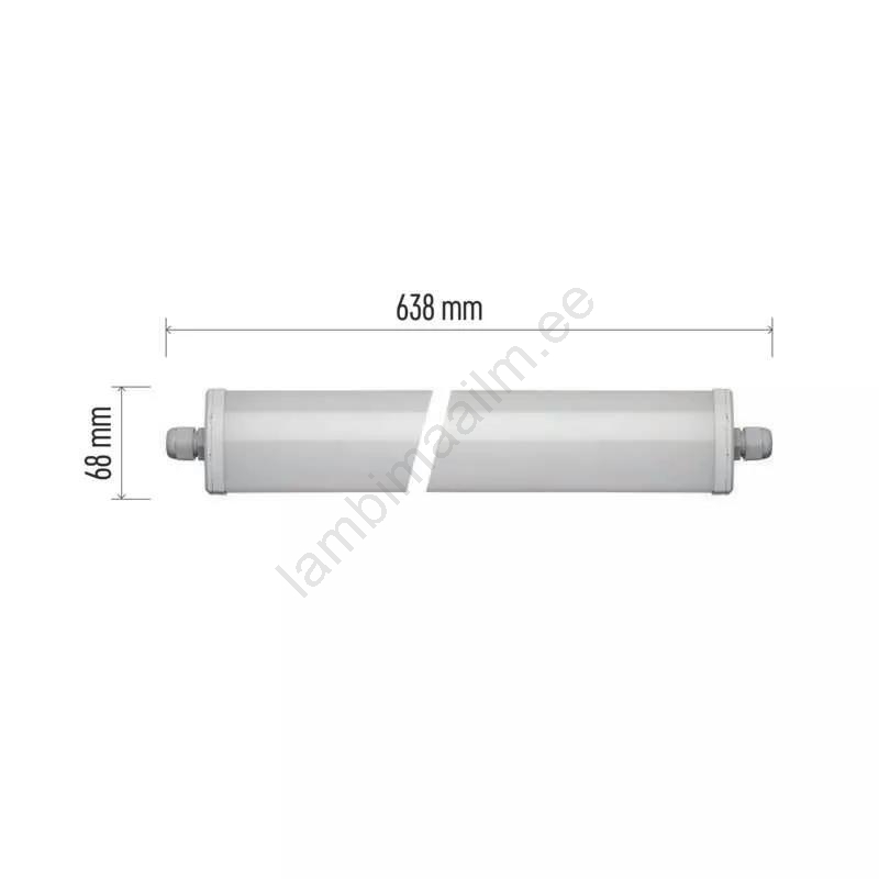 LED Tööstuslik valgusti LED/18W/230V IP65 4000K | Lambimaailm