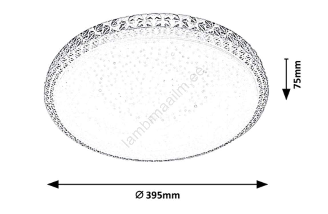 Rabalux - LED RGB Hämardatav laevalgusti LED/24W/230V 3000-6000K + pult ...